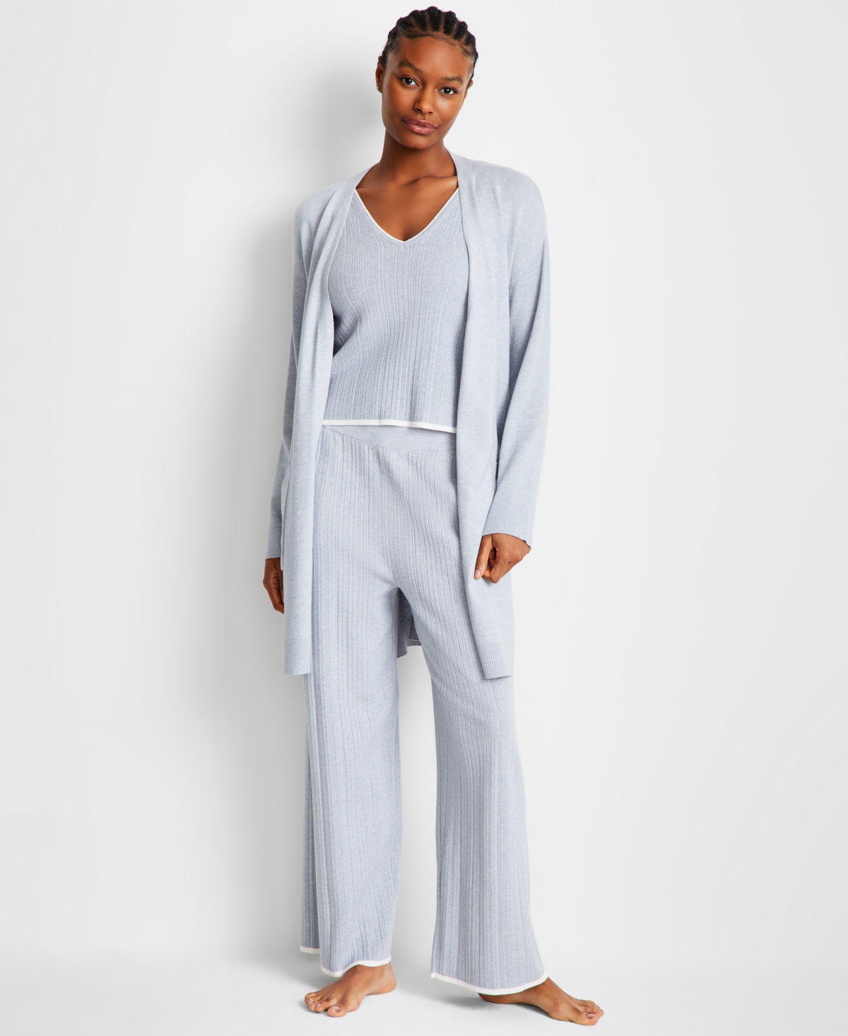 Click here for State of Day Womens Sweater Knit Duster Robe  Excl... prices