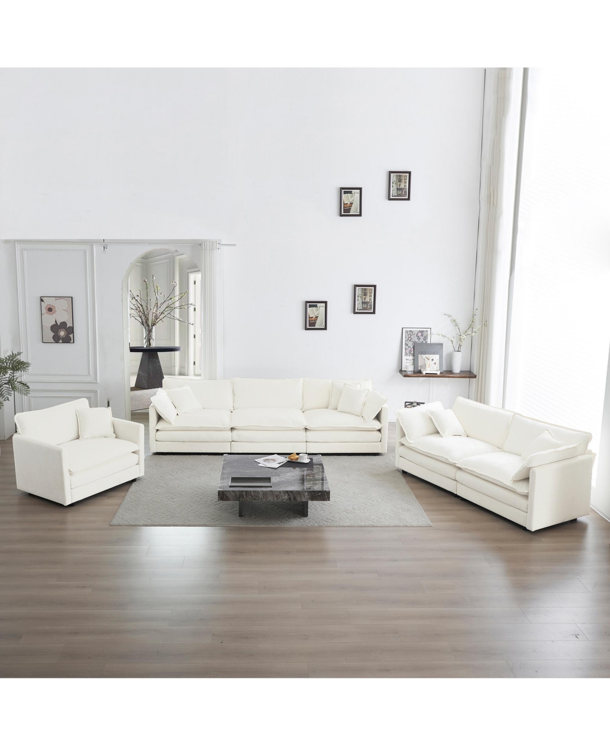 Click here for Streamdale Furniture Modern Sofa Couch  3 Piece Se... prices