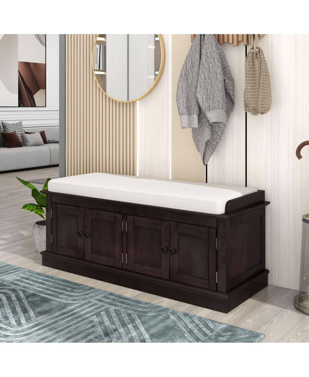 Click here for Multi-Use Storage Bench – 4-Door Organizer... prices