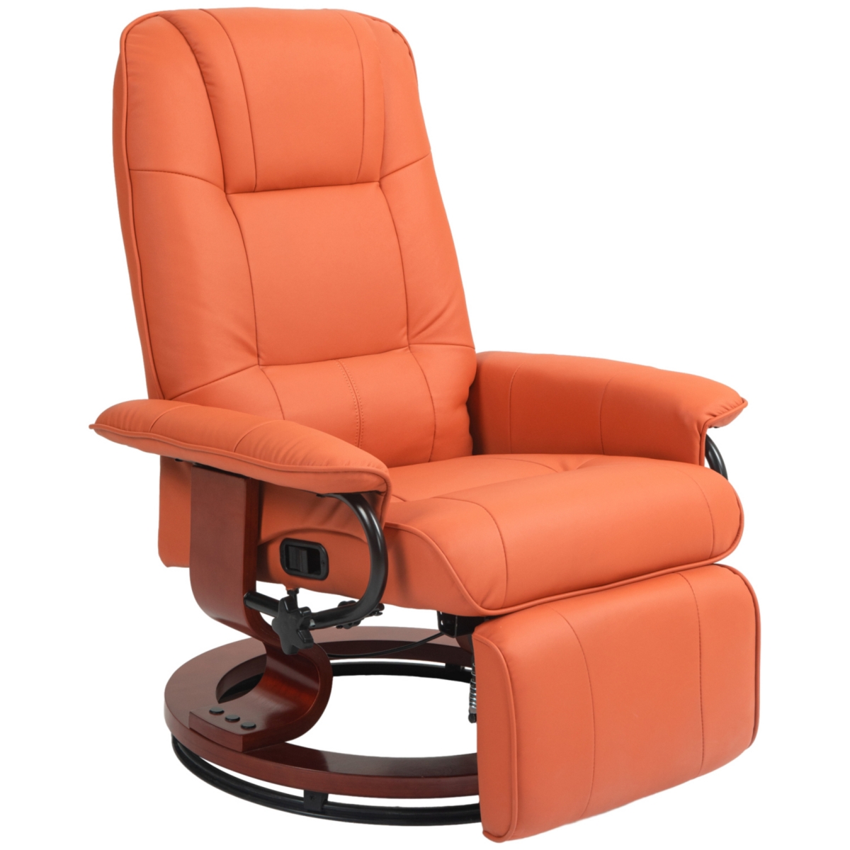 Click here for Faux Leather Manual Recliner  Adjustable Swivel Lo... prices
