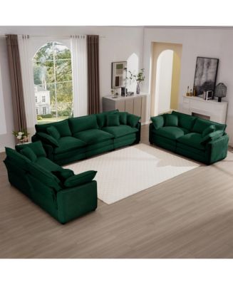Streamdale Furniture Modern Fabric Living Room Sofa 2-Piece Set, One 2 ...