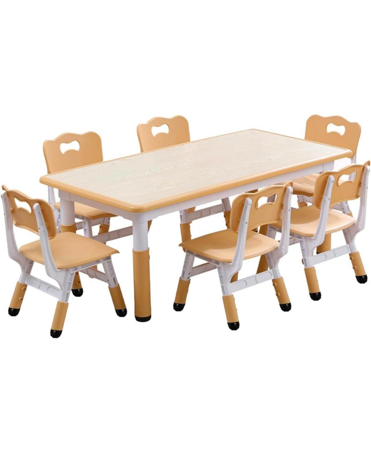 Click here for gaomon Modern Kids Table and 6 Chair Set  47.20 He... prices