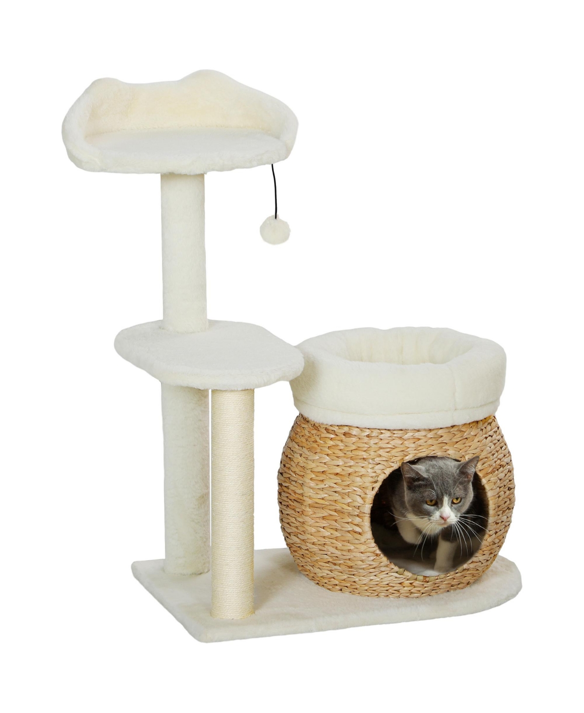 Click here for PawHut 31" Cat Tree Tower with Scratching Pos... prices