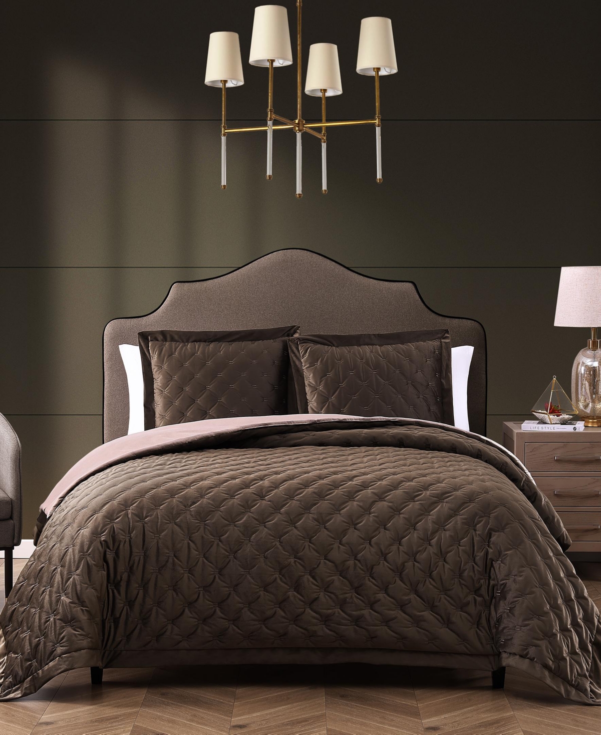 Click here for Bebejan 3 Piece Queen Size Velvet Comforter Set -... prices