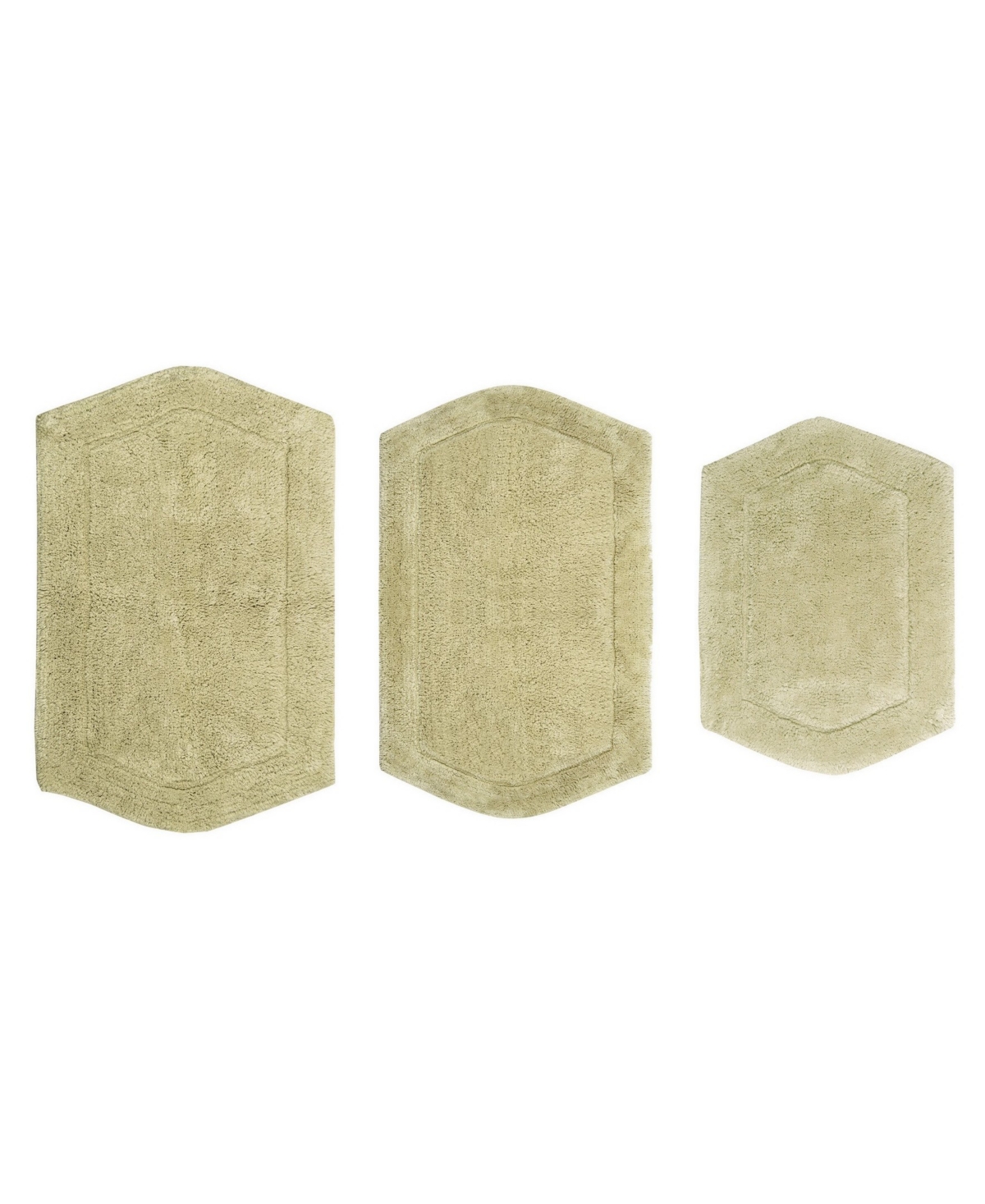 Click here for Home Weavers Waterford 3 Piece Bath Rug Set - Sage prices