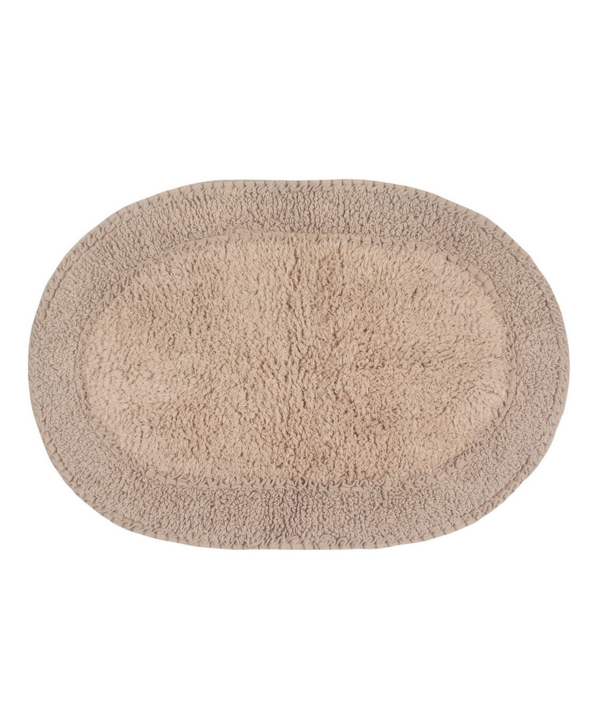 Click here for Home Weavers Double Ruffle Bath Rug  17 x 24 - Lin... prices
