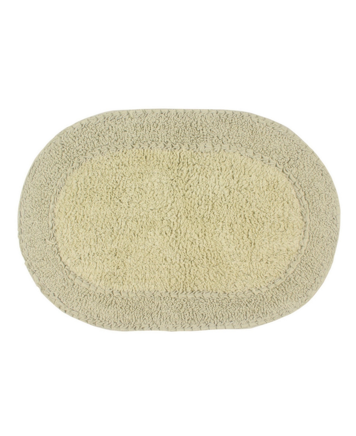 Home Weavers Double Ruffle Bath Rug  17 x 24 - Sage