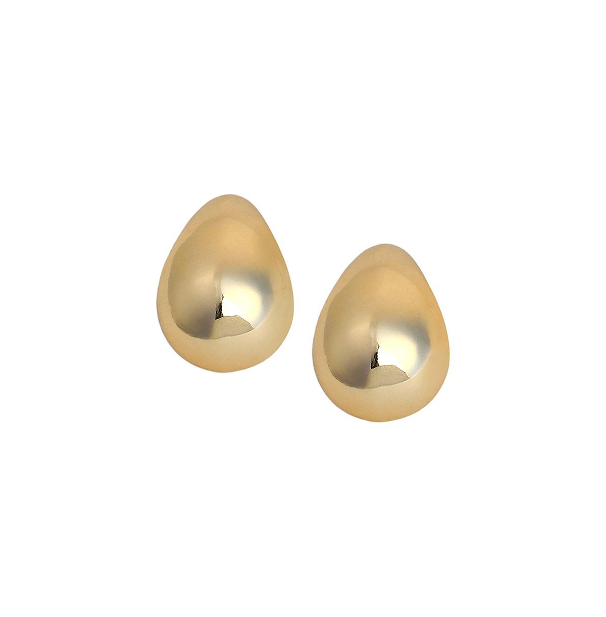 Click here for Sohi Womens The Medium Semi-Chunky Hoop Earrings -... prices