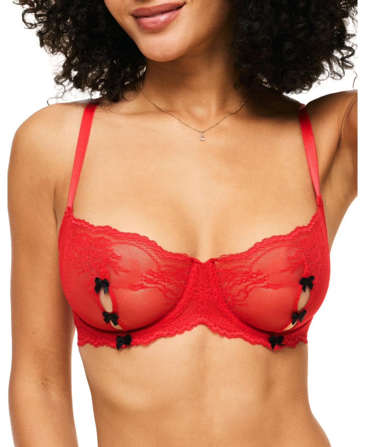 Click here for Adore Me Womens Margeaux Unlined Balconette Bra -... prices