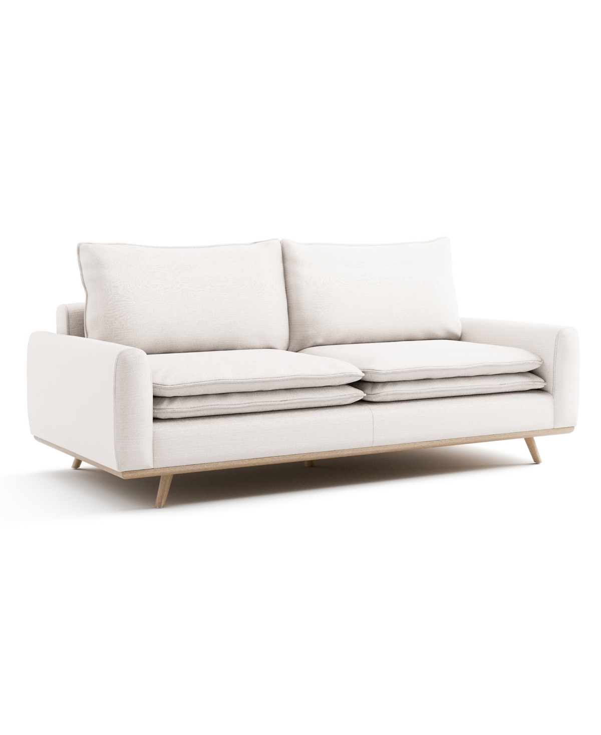 Click here for Furniture of America 83 Kasi Cotton Round Arm Sofa... prices