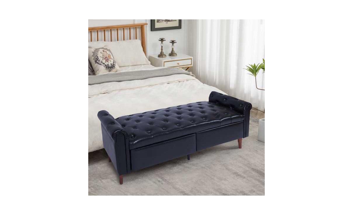 Click here for Slickblue Multifunctional Storage Sofa Stool with... prices