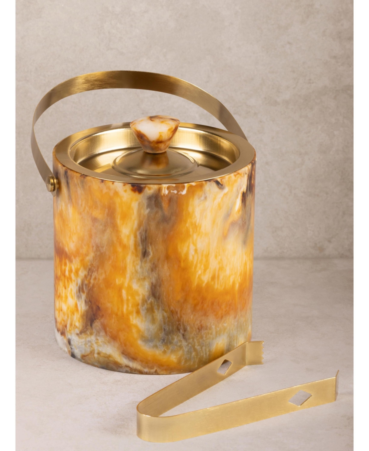 Click here for Gauri Kohli Kampai Ice Bucket - Brown prices