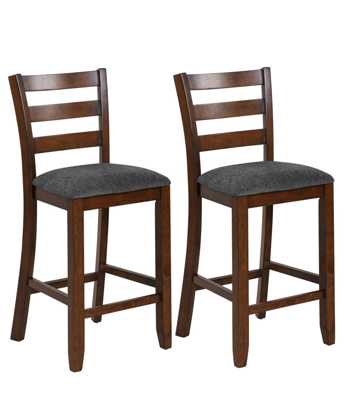 Click here for Gouun 2 Pieces Counter Height Chairs with Fabric S... prices