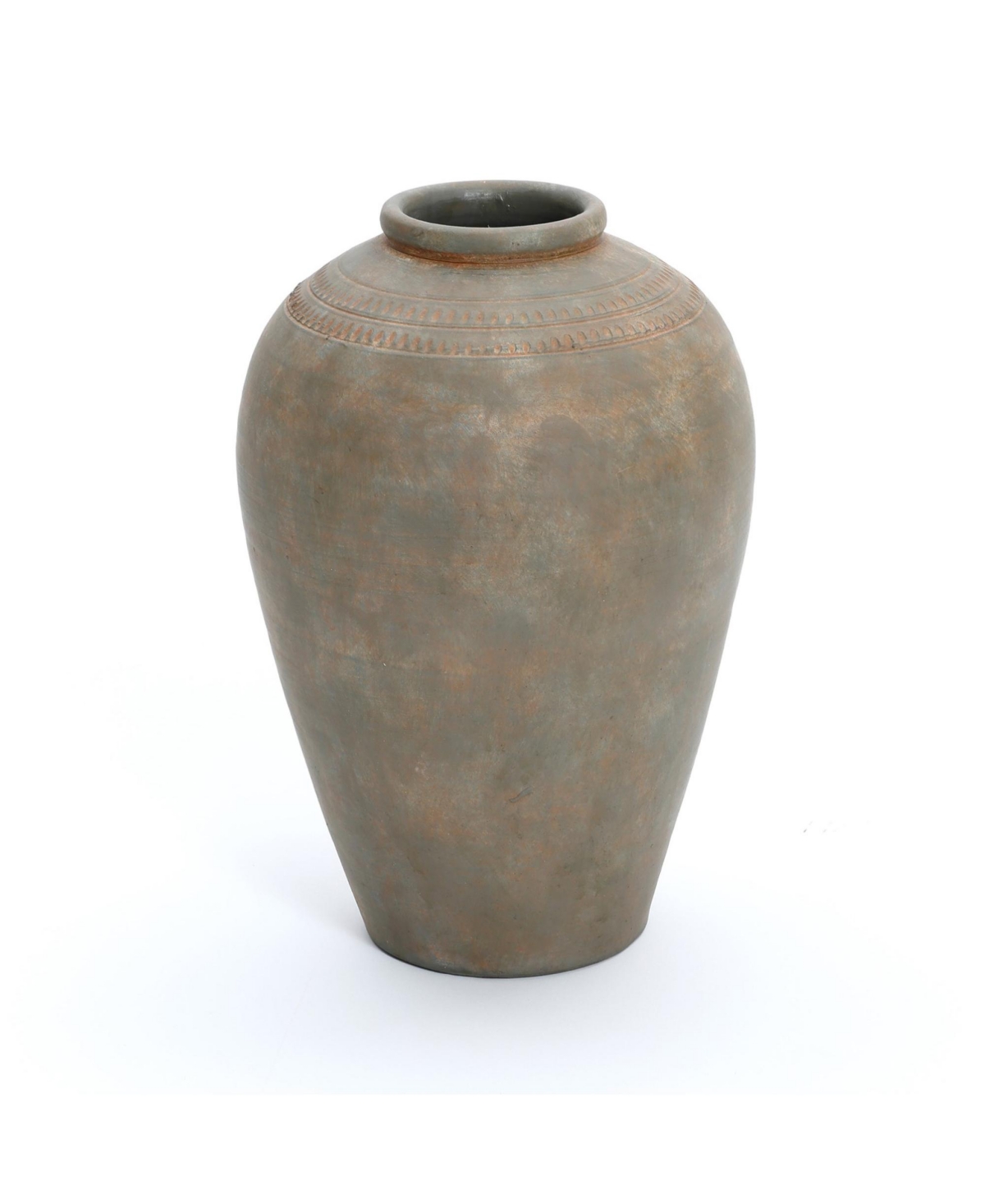 Click here for LuxenHome Rustic Ceramic Flower Vase  14 Brown Ter... prices