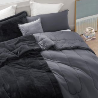 Coma Inducer Opposites Attract Oversized Comforter Set - Plush Volcanic ...