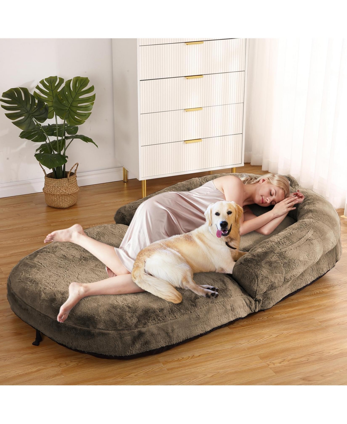 Click here for gaomon Giant Dog Bed for Humans  Human Sized Adult... prices