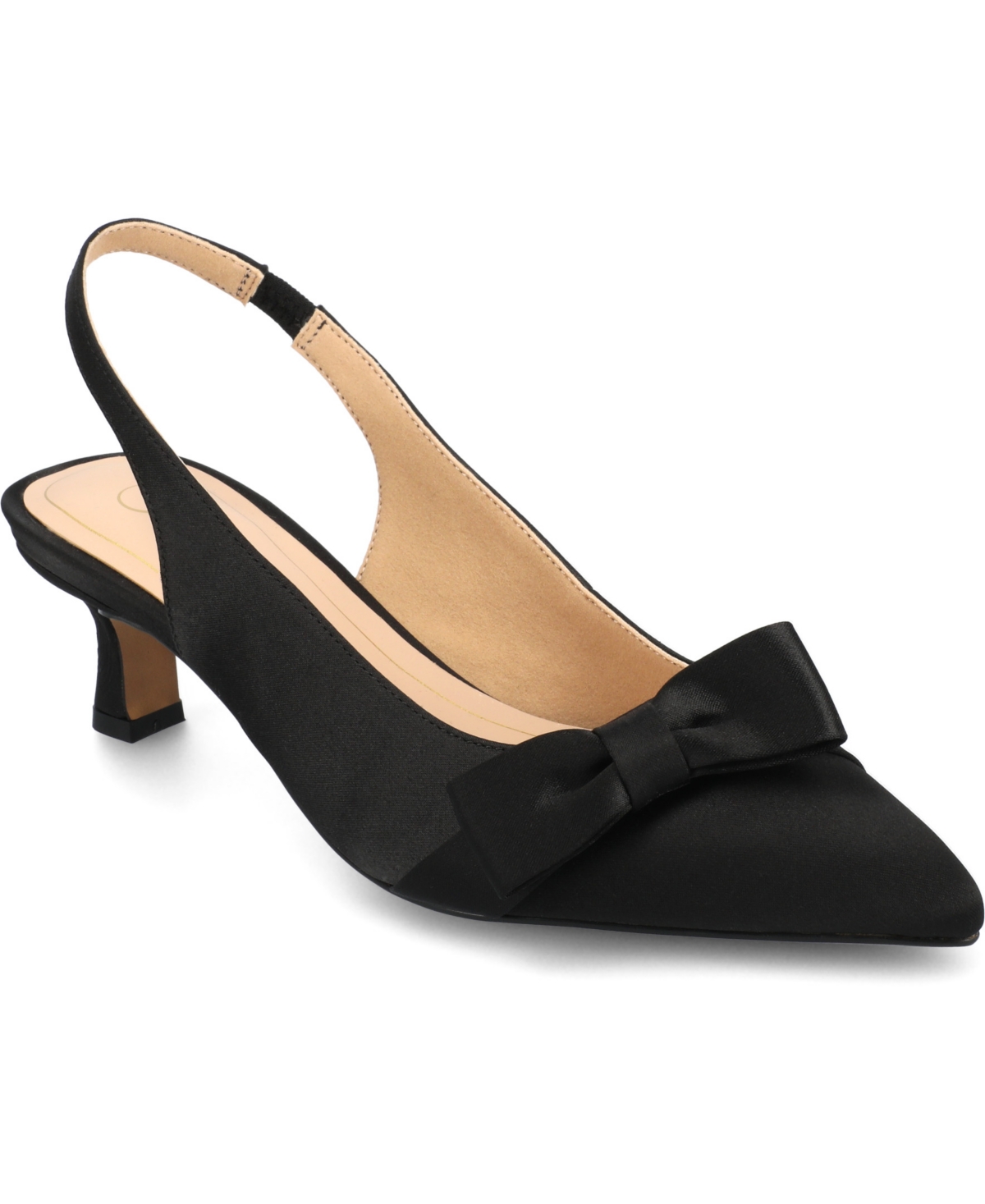 Click here for Journee Collection Womens Paloma Bow Kitten Heel S... prices