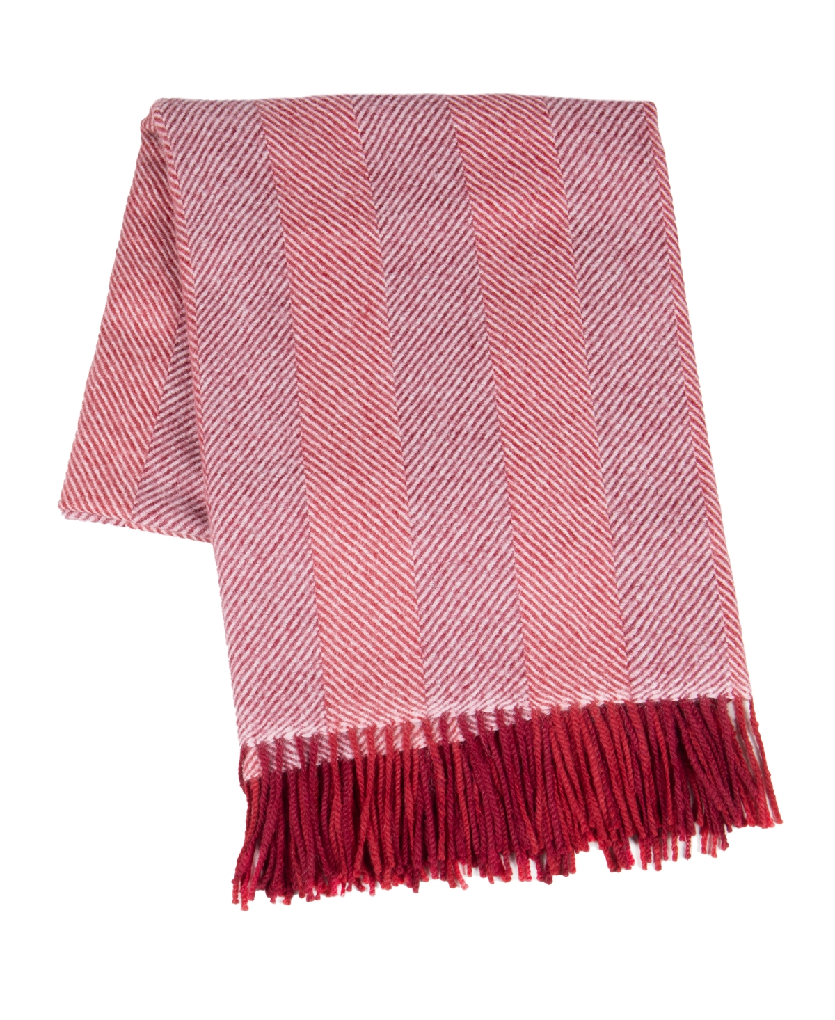 Click here for Simply Natural Herringbone Alpaca Throw Wrap - Red prices