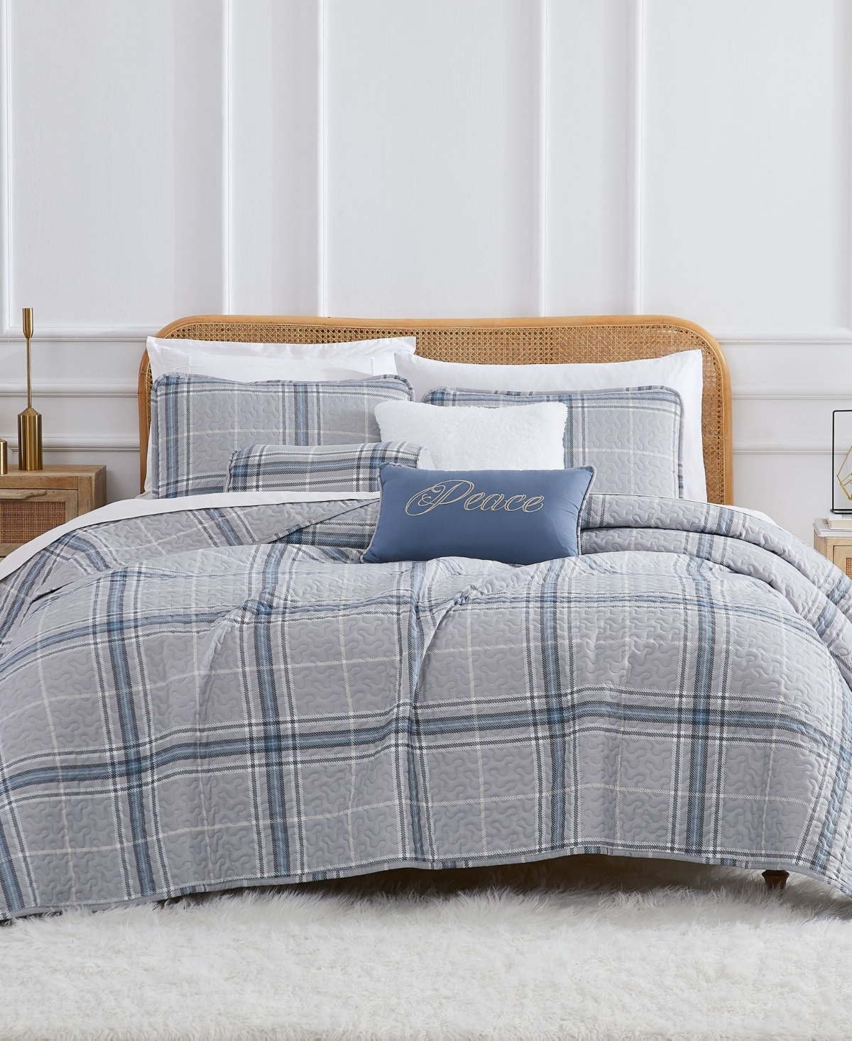 Click here for Southshore Fine Linens Vilano Plaid 6-Pc. Quilt Se... prices