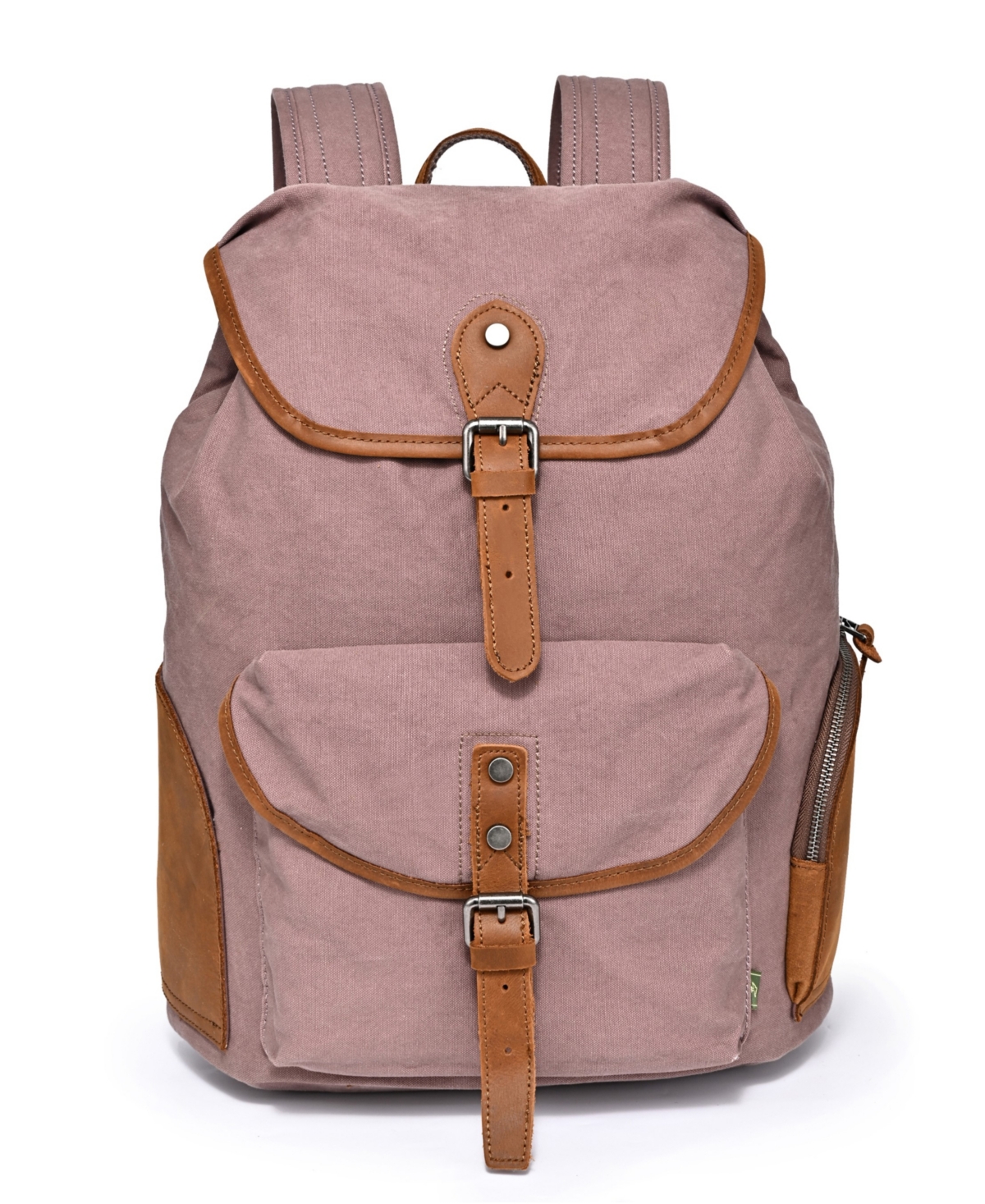 Click here for Tsd Brand Milo Canvas Backpack - Brown prices