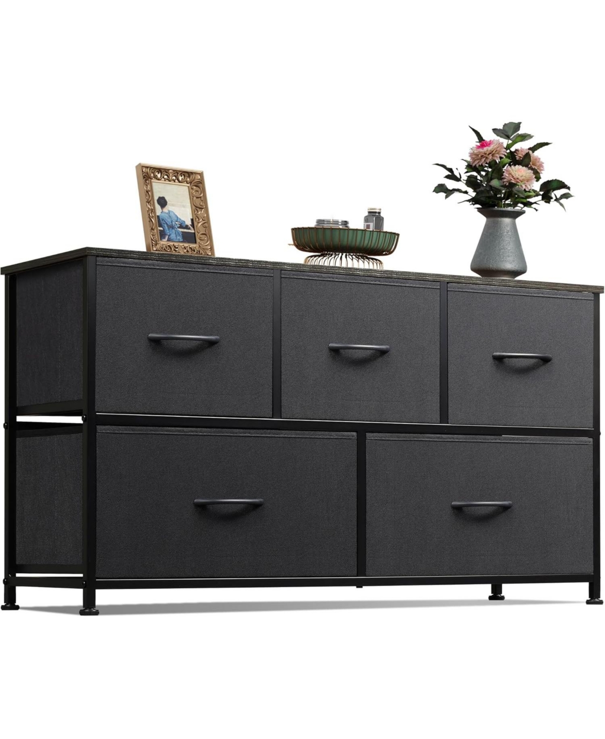 Click here for Wlive Dresser for Bedroom with 5 Drawers Wide Ches... prices