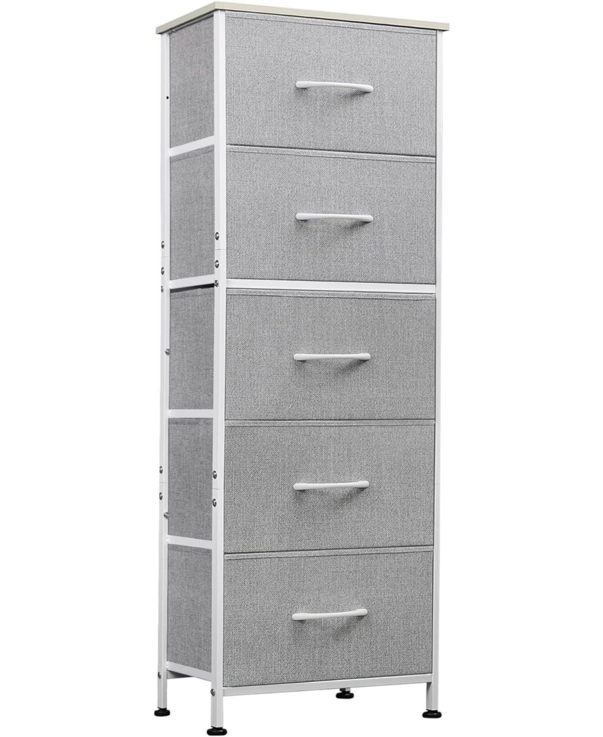 Click here for Wlive Fabric Dresser 5-Drawer Tall Dresser for Bed... prices