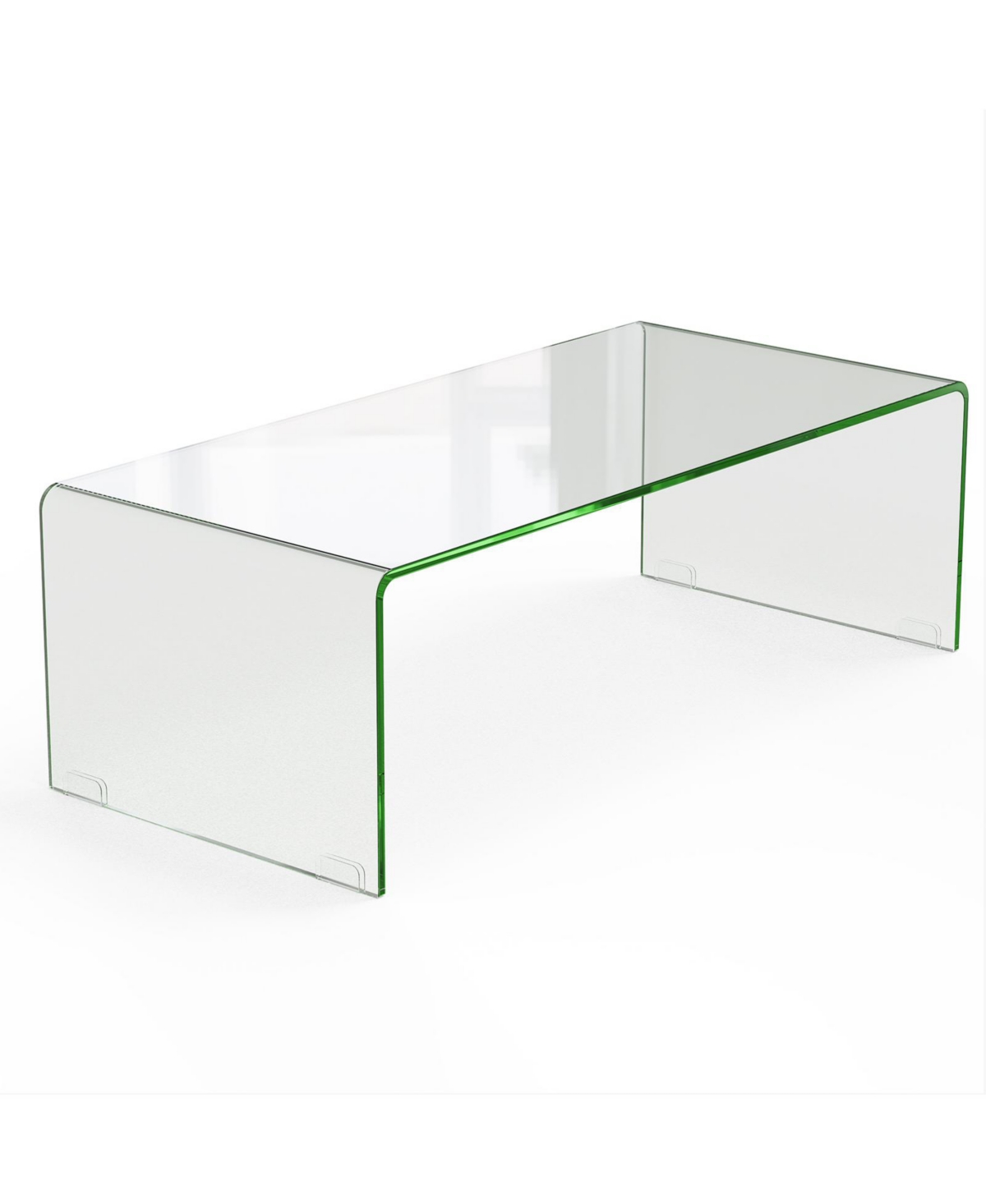 Click here for Gouun 42 x 19.7 Inch Tempered Glass Table with Rou... prices