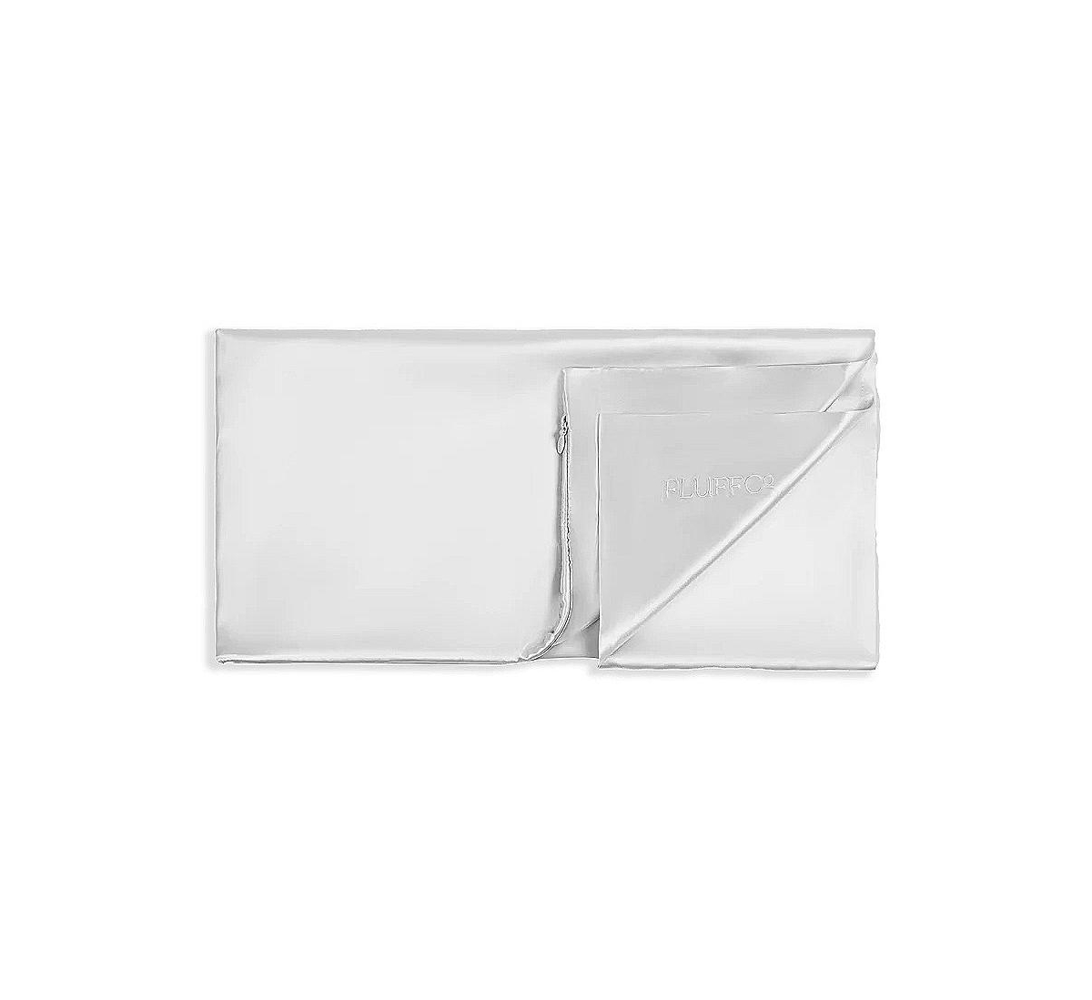 Click here for FluffCo Silk Pillow Case - Silver prices