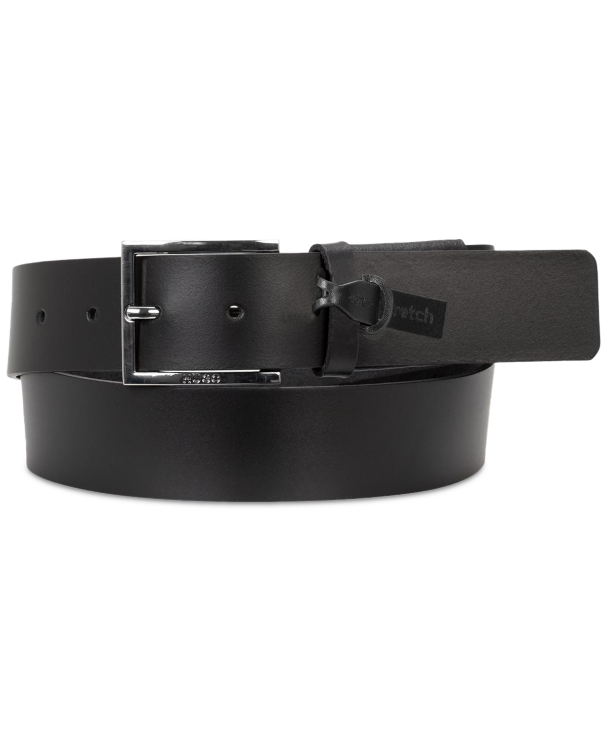 Click here for Hugo by Hugo Boss Mens Leather Belt - Black prices
