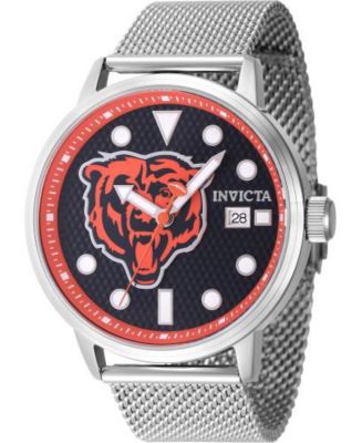 Invicta Men's 47978 NFL Chicago Bears Quartz 3 Hand Dark Blue Dial ...