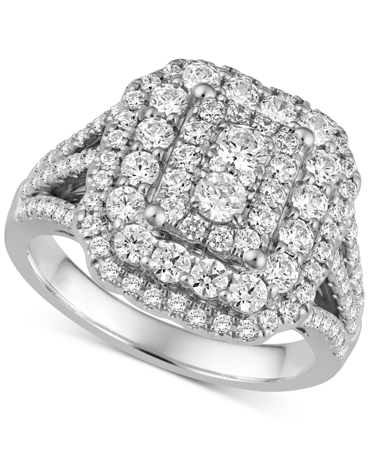 Click here for Diamond Cluster Engagement Ring (1-3/4 ct. t.w) in... prices
