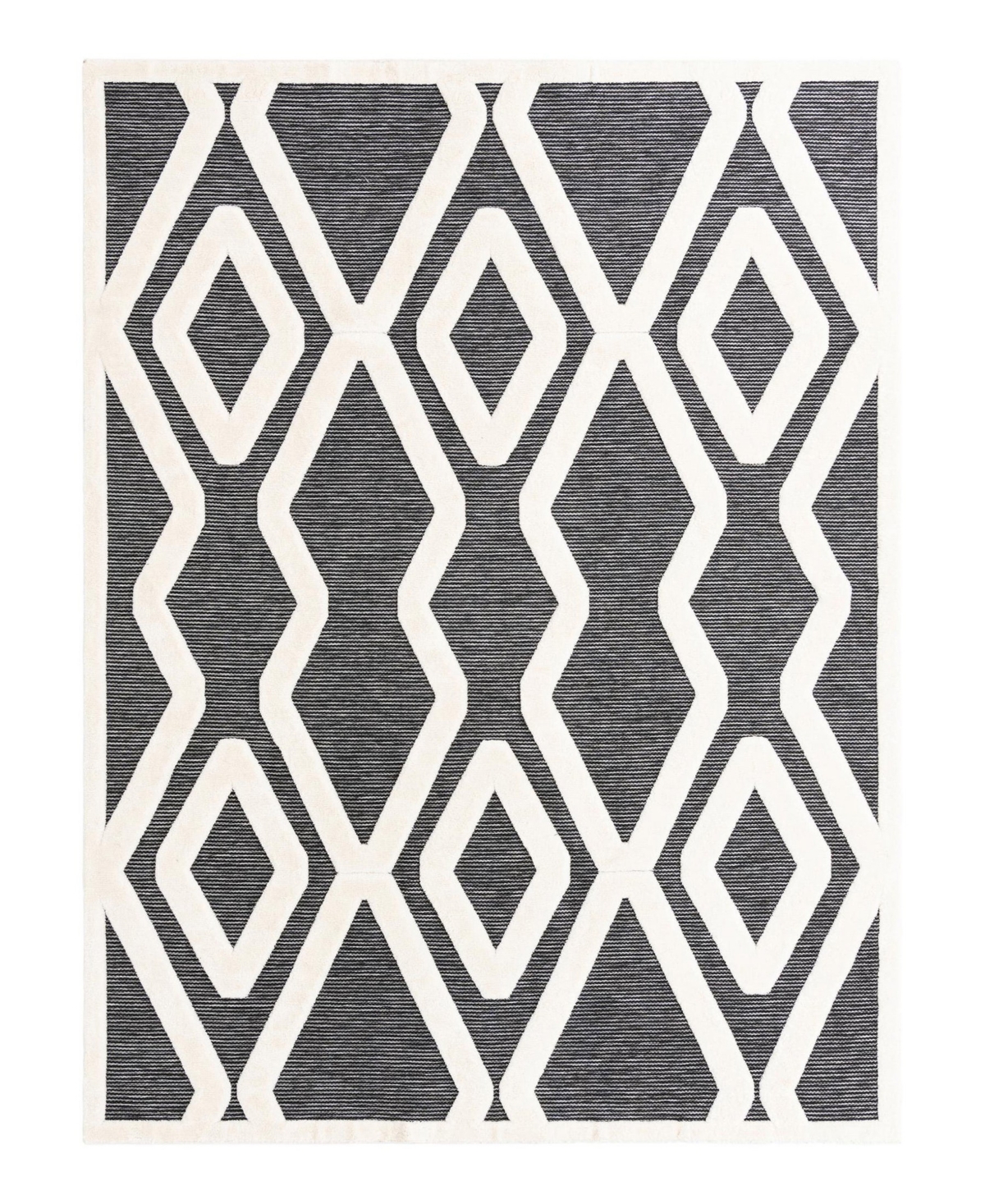 Click here for Bayshore Home Textured Tones Trellis 9x12 Area Rug... prices