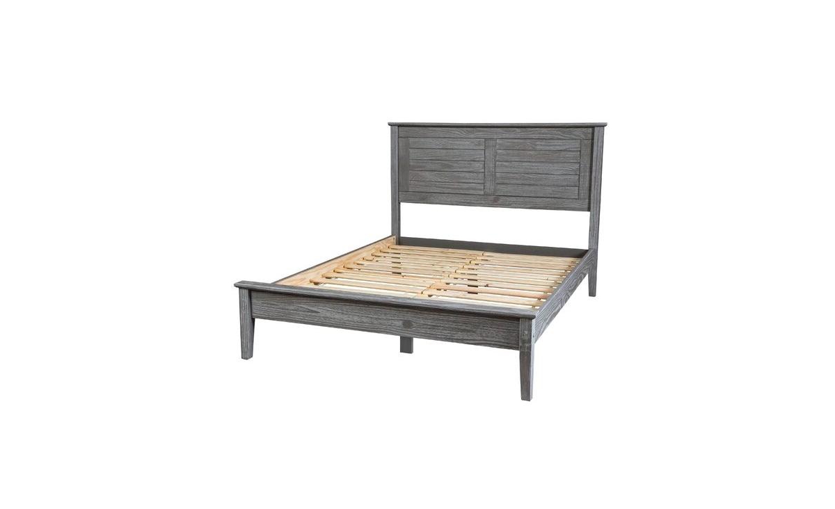 Click here for Modern Solid Pine Platform Bed – Sturdy Woo... prices