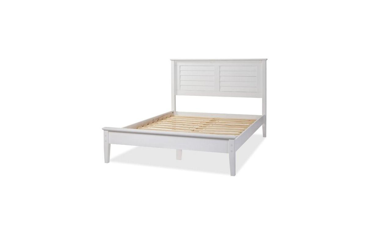 Click here for Modern Solid Pine Platform Bed – Sturdy Woo... prices