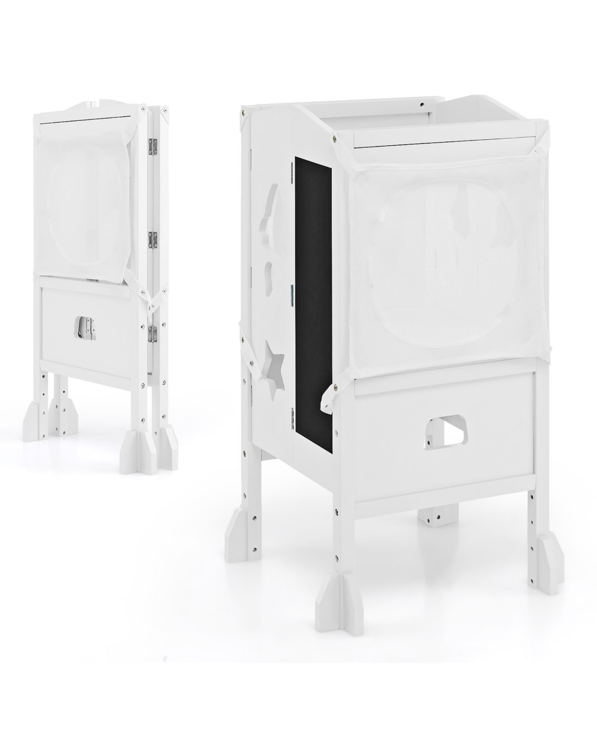 Click here for Costway Toddler Folding Wooden Kitchen Step Stool... prices