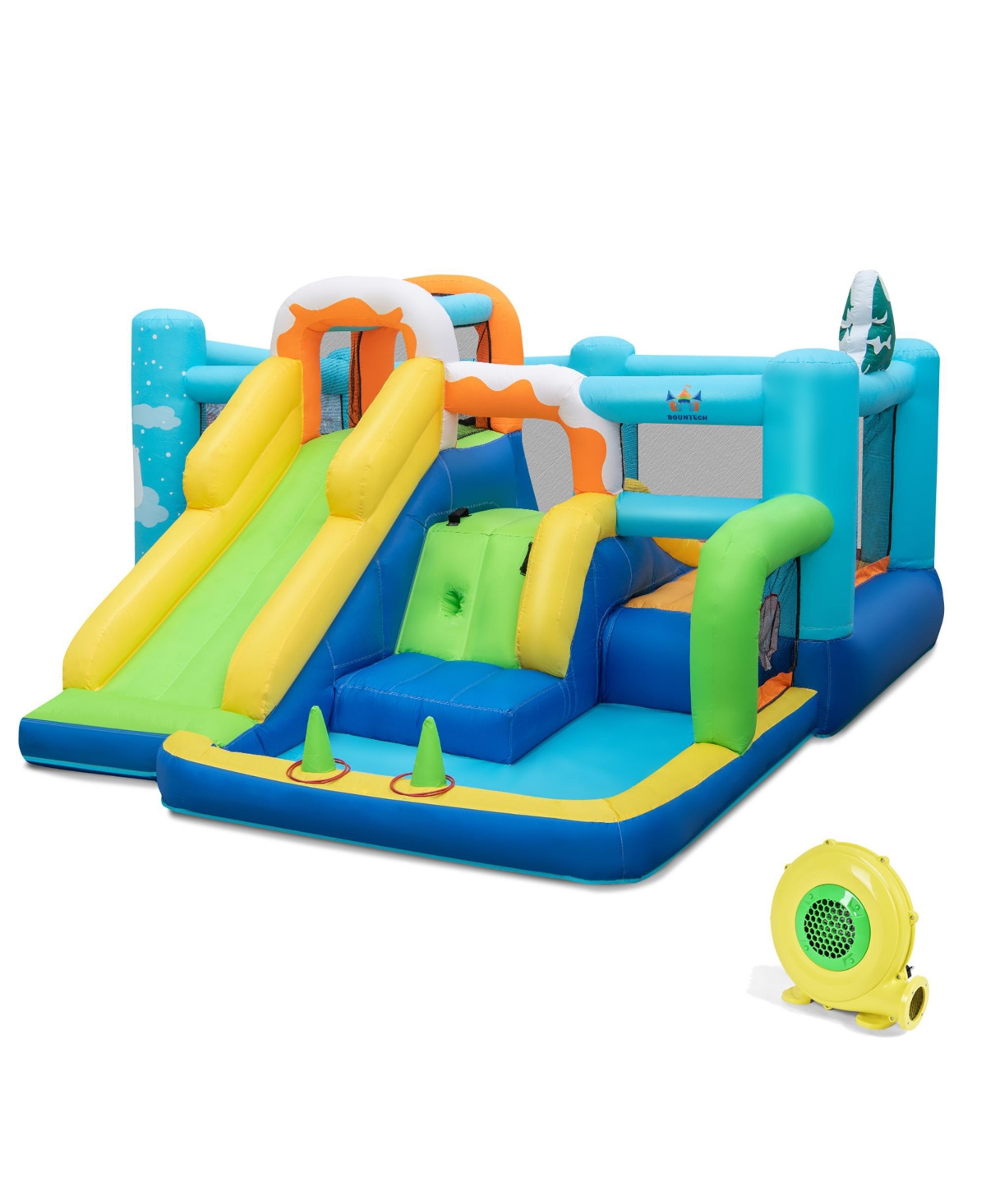 Click here for 7-in-1 Kids Inflatable Bounce Castle Multi-Play Ju... prices