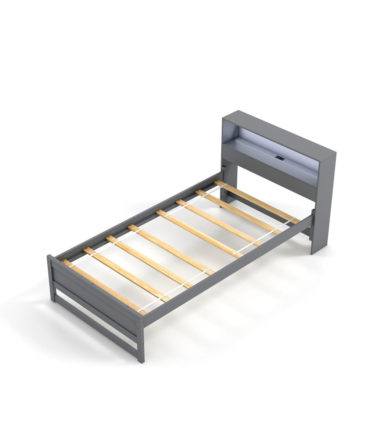 Click here for Gouun Twin Size Bed Frame with Storage Headboard a... prices