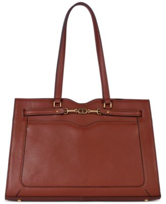 Sam Edelman Loraine Leather Box Tote - Macy's