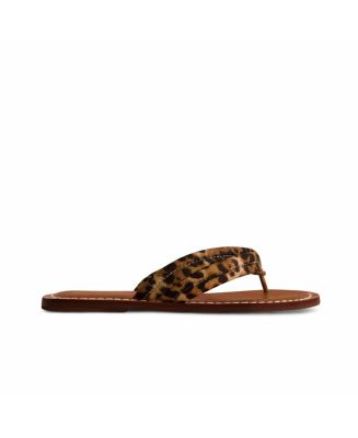 Bernardo Footwear Bernardo Miami Haircalf Thong Sandal - Macy's