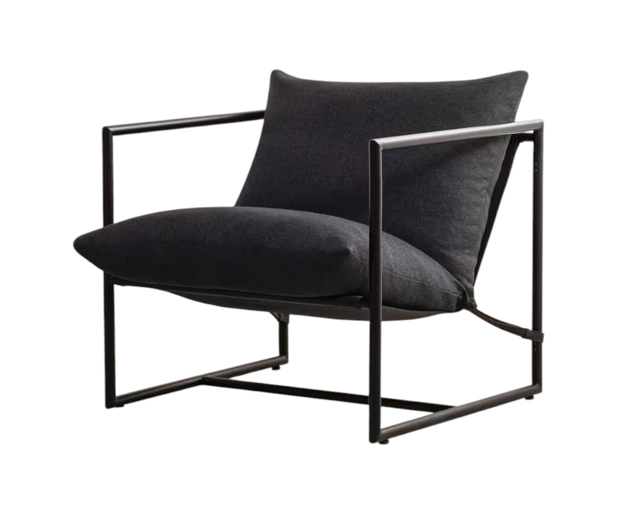 Click here for Slickblue Modern Upholstered Accent Chair with Met... prices