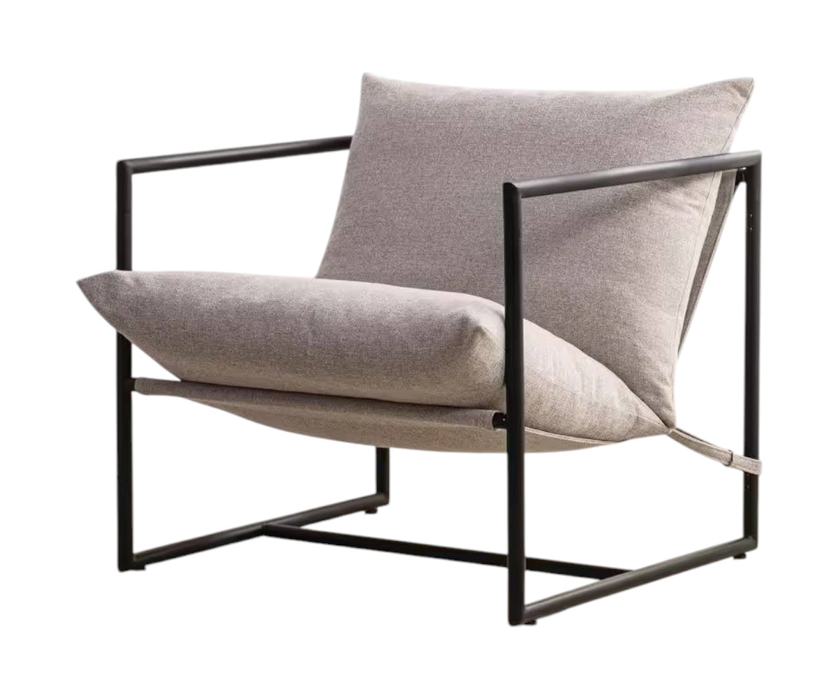 Click here for Slickblue Modern Upholstered Accent Chair with Met... prices