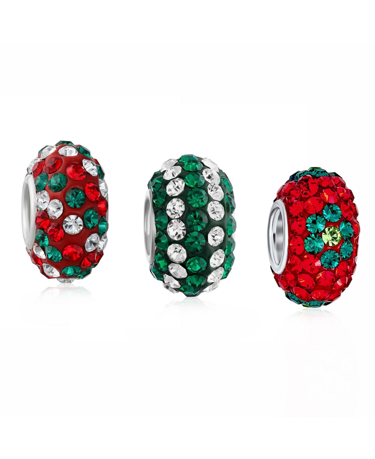 Click here for Bling Jewelry Christmas Holiday Red Green Flower S... prices