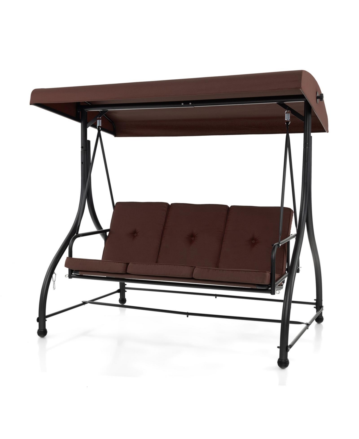 Click here for Gouun 3-Seat Outdoor Porch Swing with Adjustable C... prices