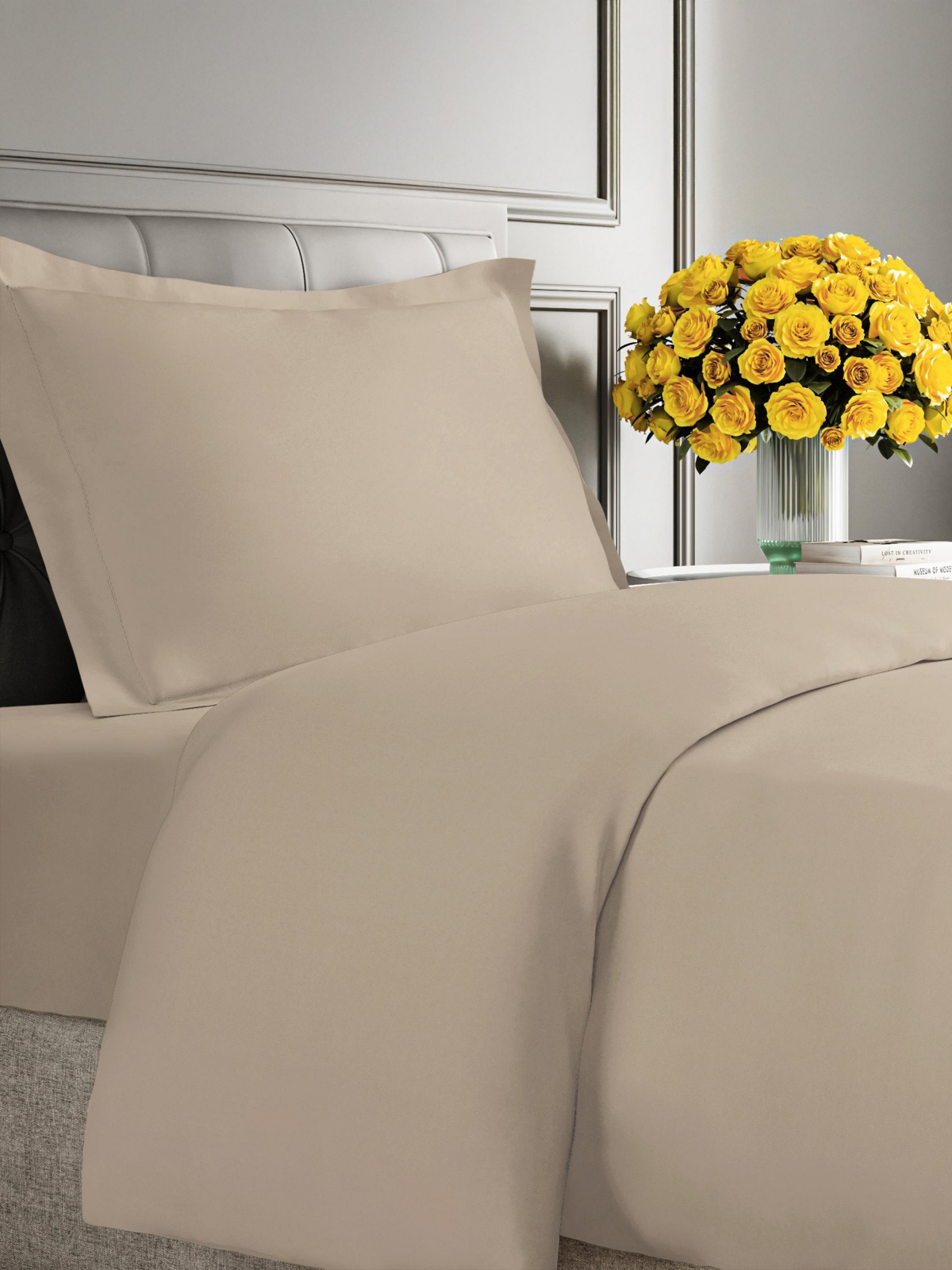 Click here for Premium Microfiber Duvet Cover Set - Twin - Cream... prices