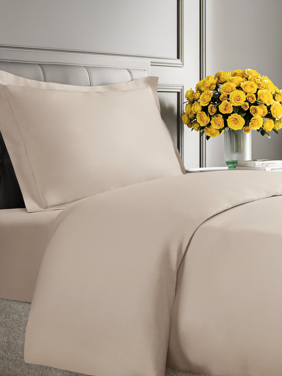 Click here for Premium Microfiber Duvet Cover Set - Twin - Cream... prices
