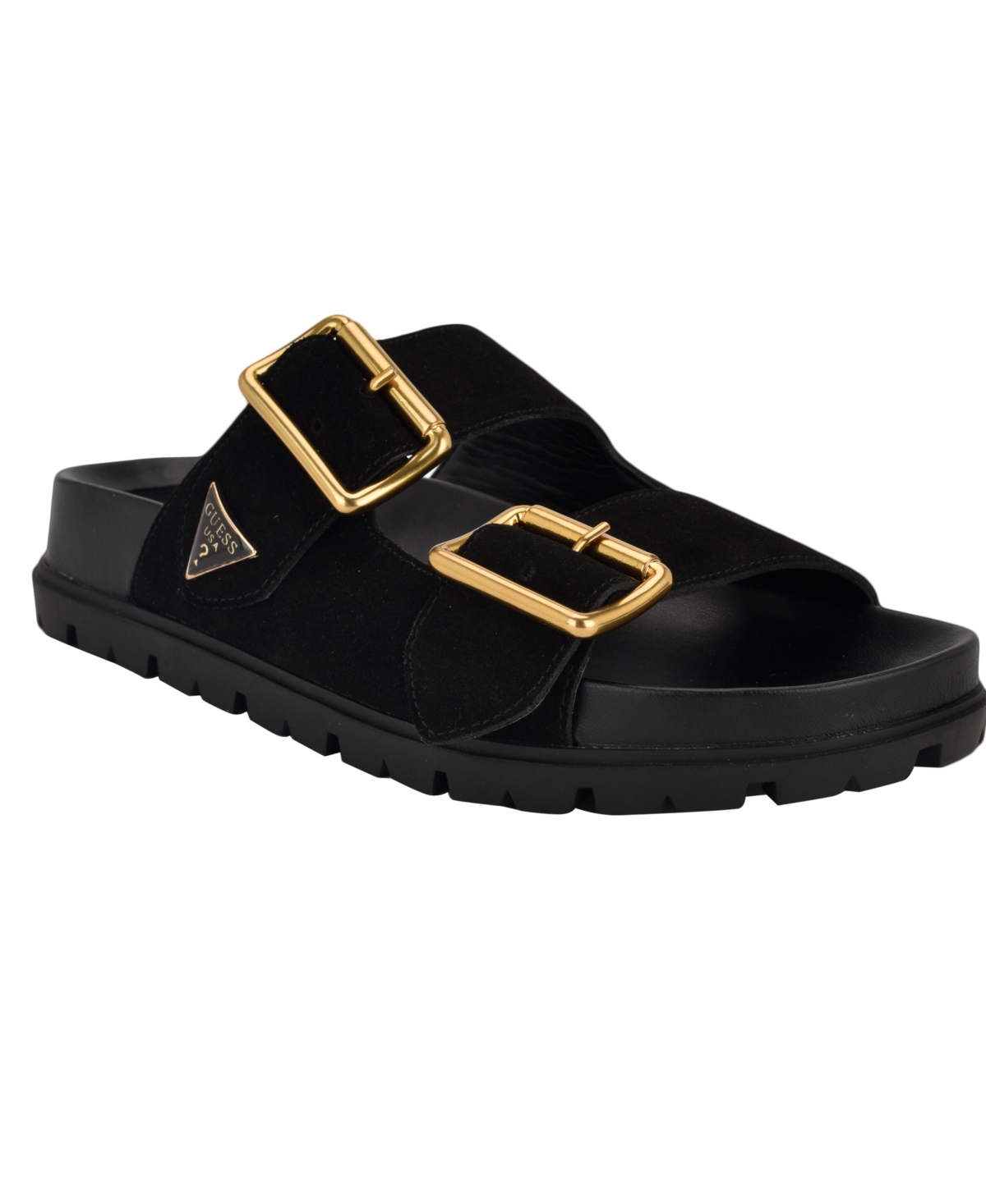 Click here for Guess Womens Fasten Double-Buckle Footbed Sandals... prices