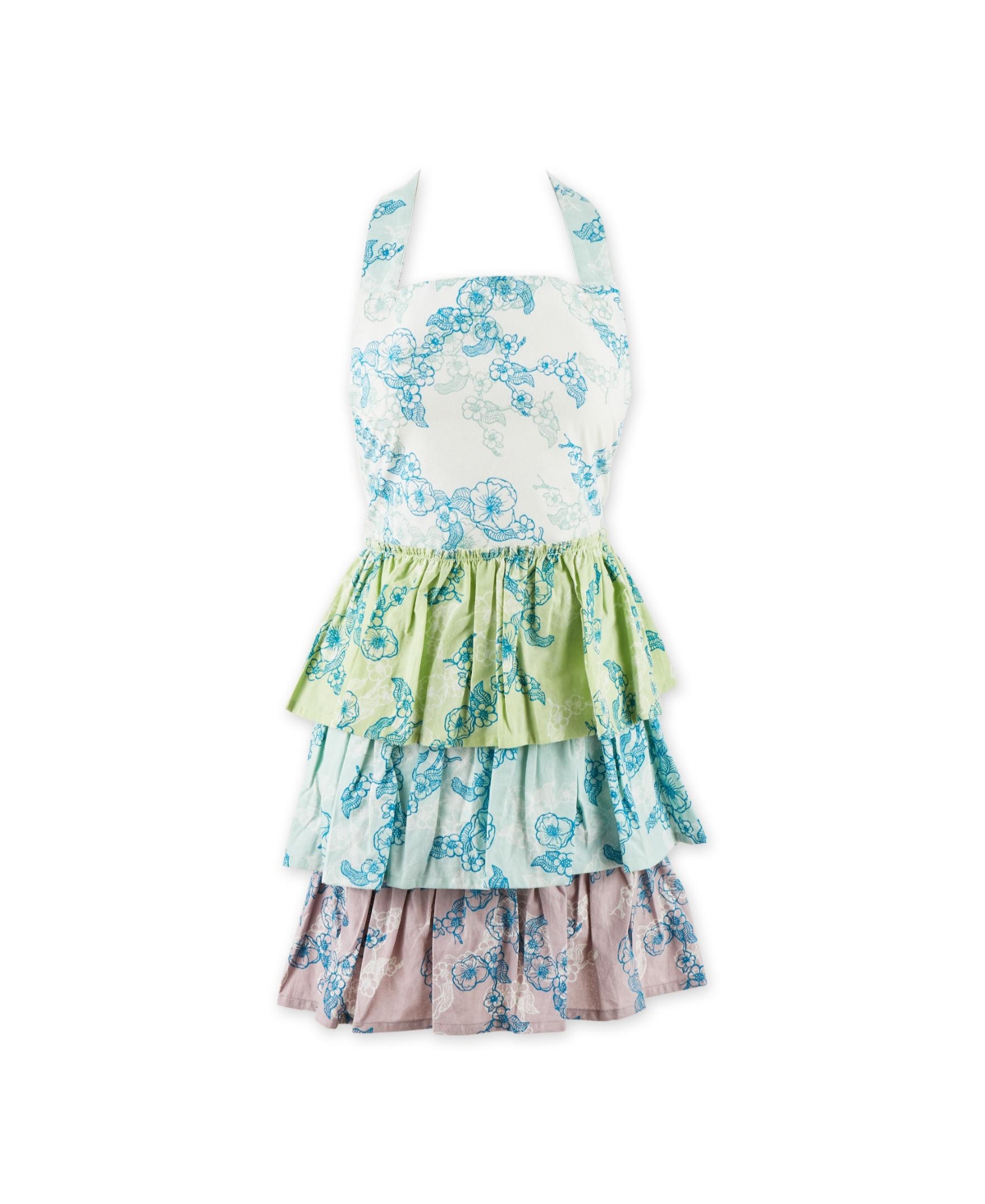 Click here for Design Imports Sweet Floral Ruffle Apron - Sweet F... prices