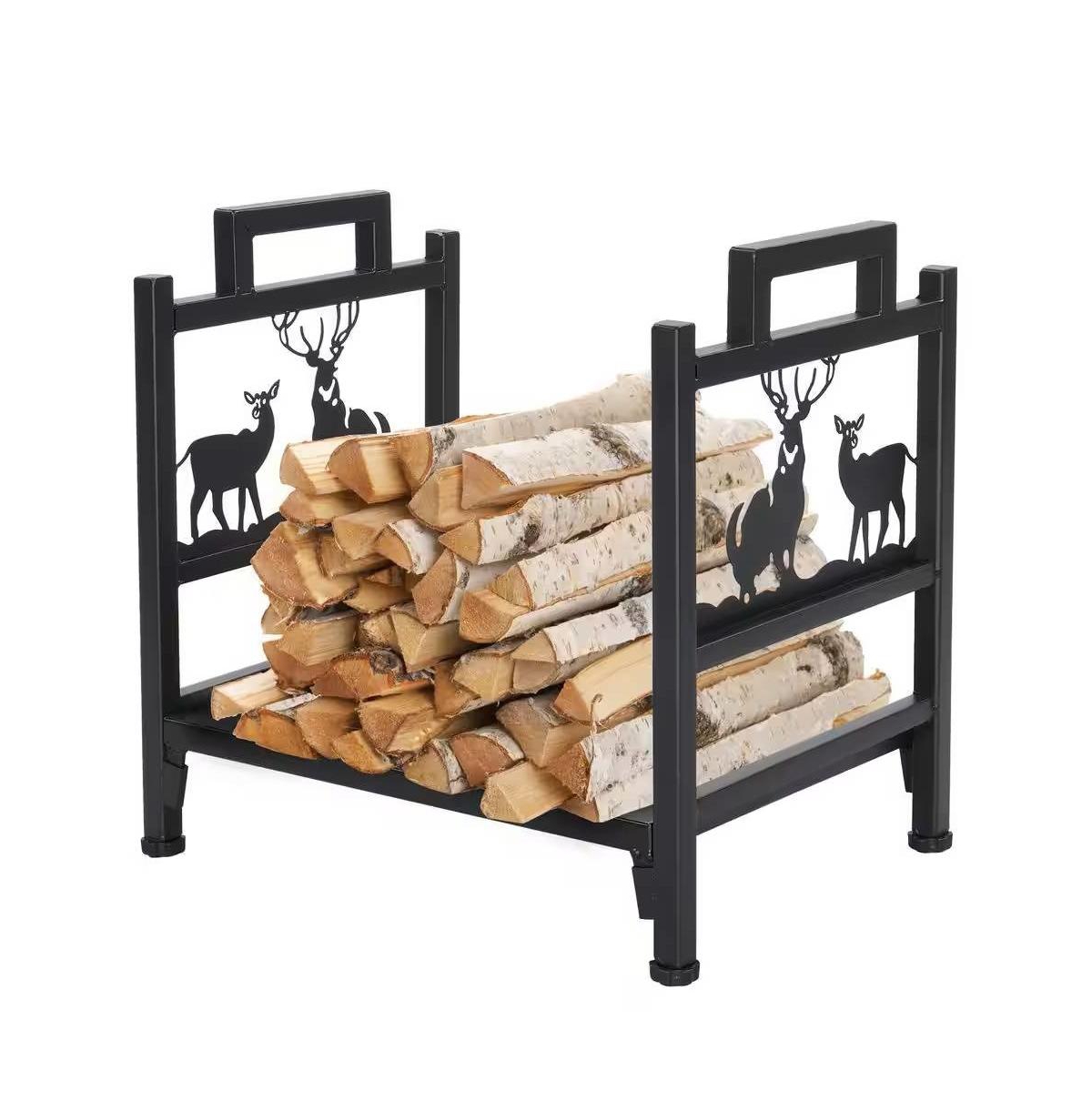 Click here for Slickblue Firewood Log Rack with Deer Pattern for... prices