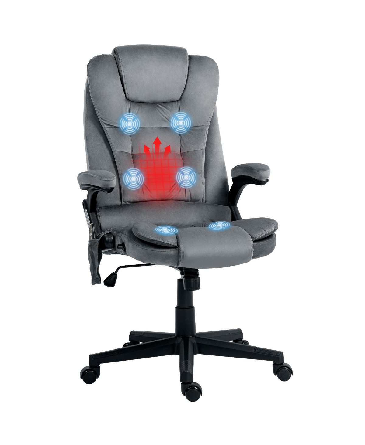 Click here for Vinsetto 6 Point Vibrating Massage Office Chair wi... prices