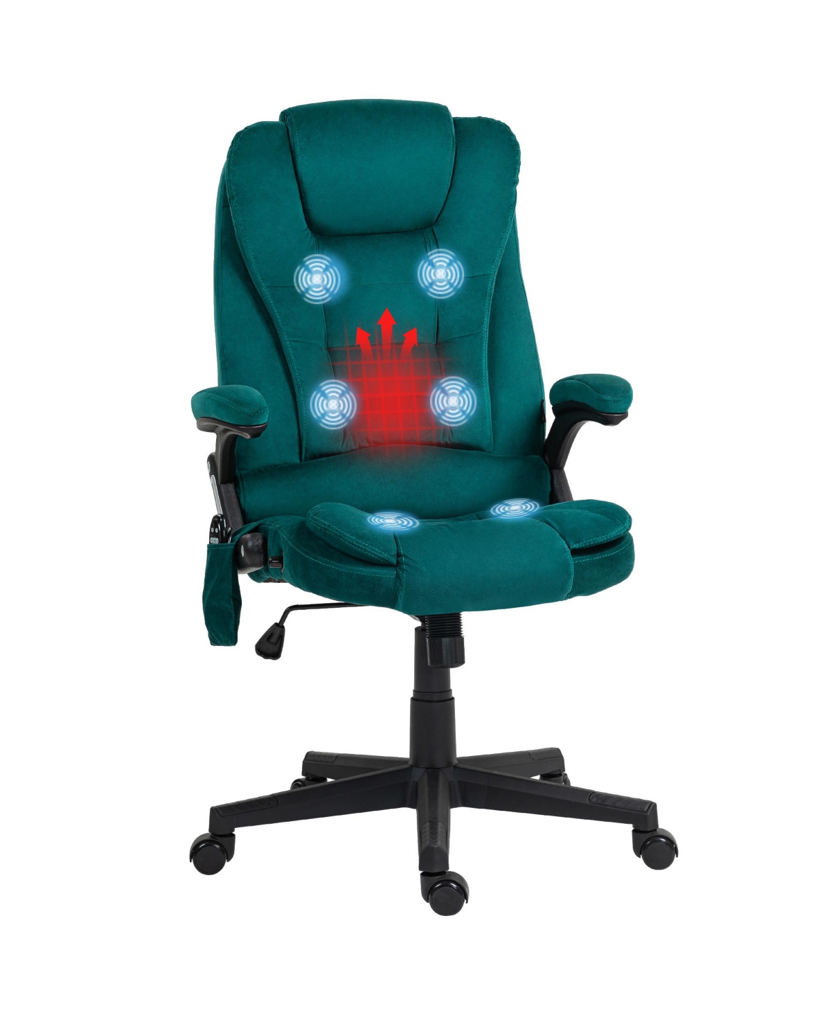 Click here for Vinsetto 6 Point Vibrating Massage Office Chair wi... prices